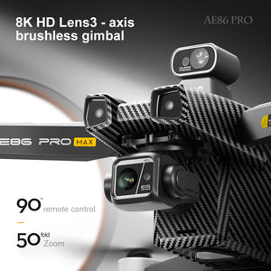 Levaplus AE86 Pro Max+ Drone – 8K HD, 2nd-gen AI Chip, 11.2 miles(18KM ...